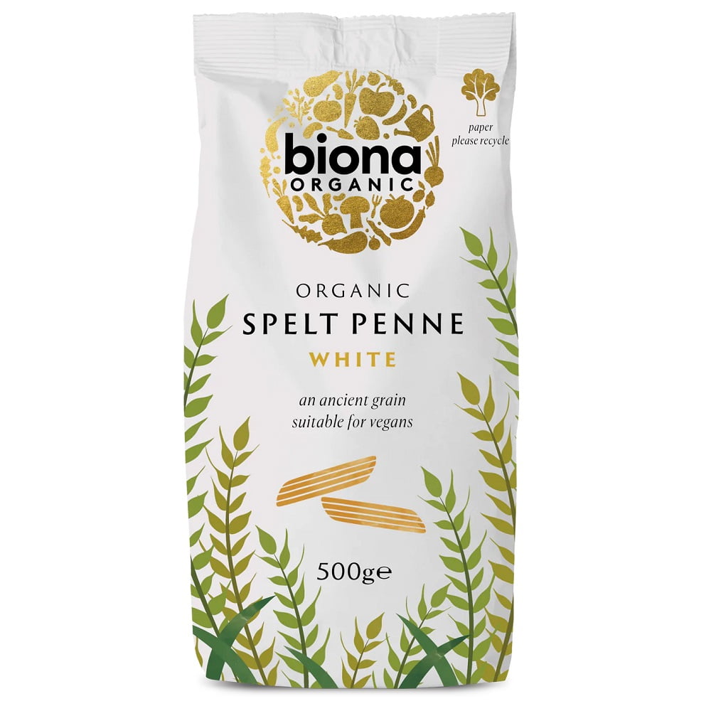 Biona Organic Spelt Penne - White Pasta - 500g - Walmart.com