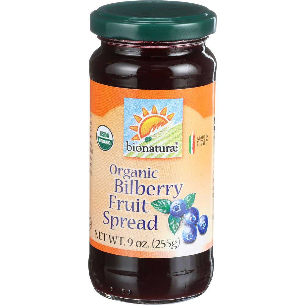 Bionaturae Organic Bilberry Fruit Spread, 9 Ounce - 12 per case ...