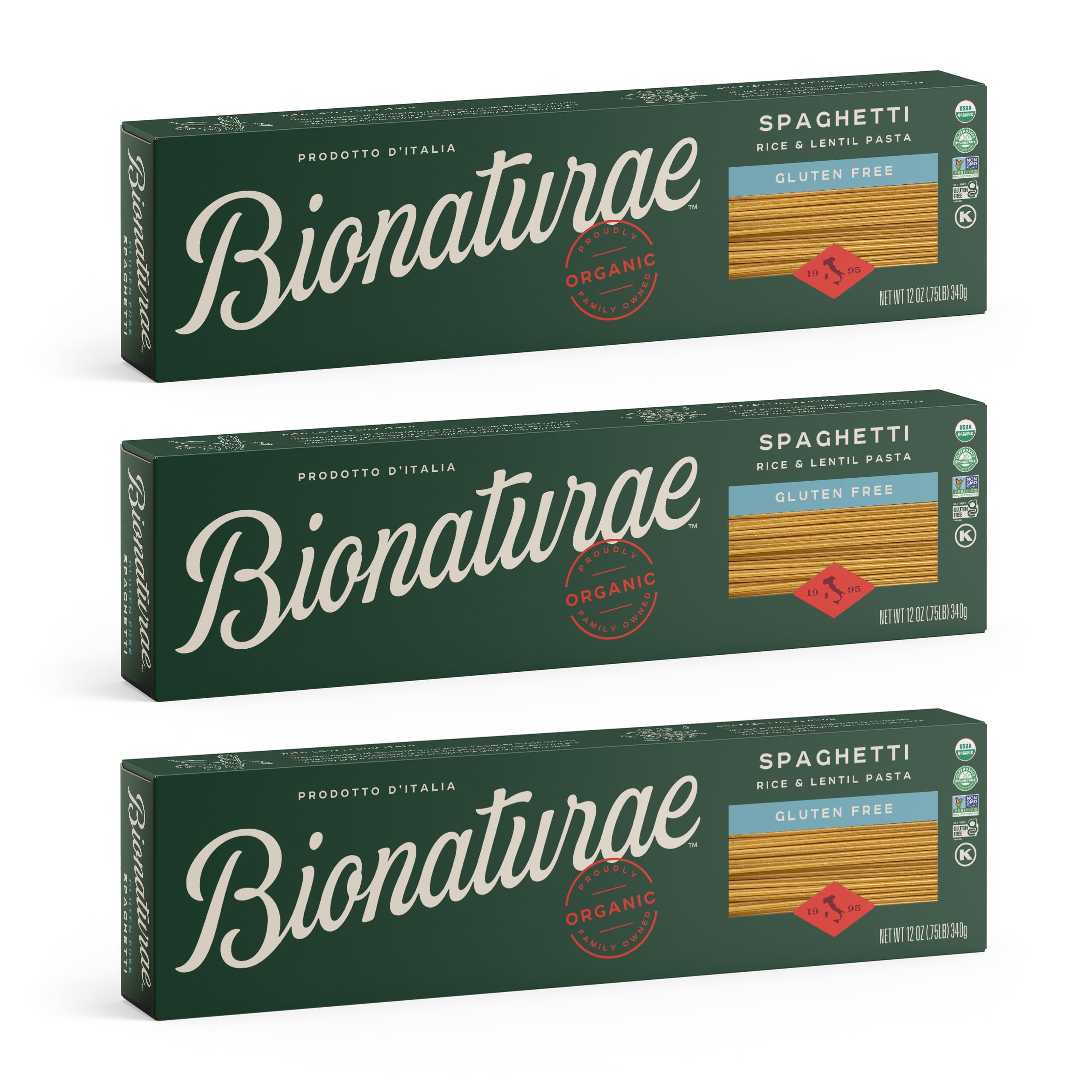 Bionaturae Spaghetti Pasta Noodles - Gluten Free Spaghetti Pasta, Rice ...