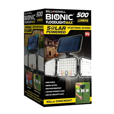 Bell and Howell Solar Bionic Light, Motion Activated Extra Bright Solar ...