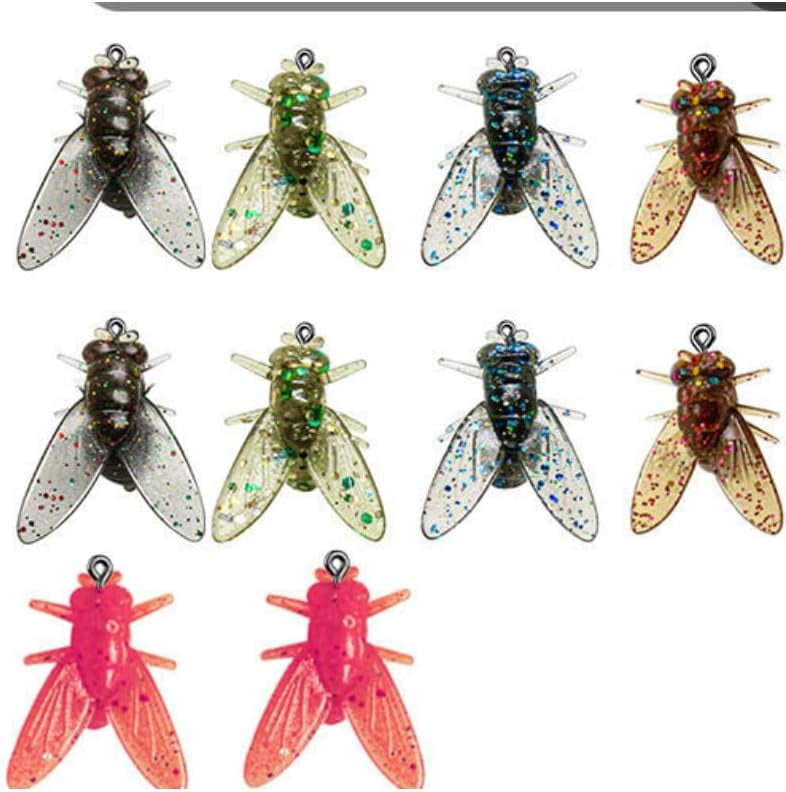 Bionic Fly Fishing Baits - Spinner Baits Trout Fishing Gear with Saltwater Flies, Micro Lures ...