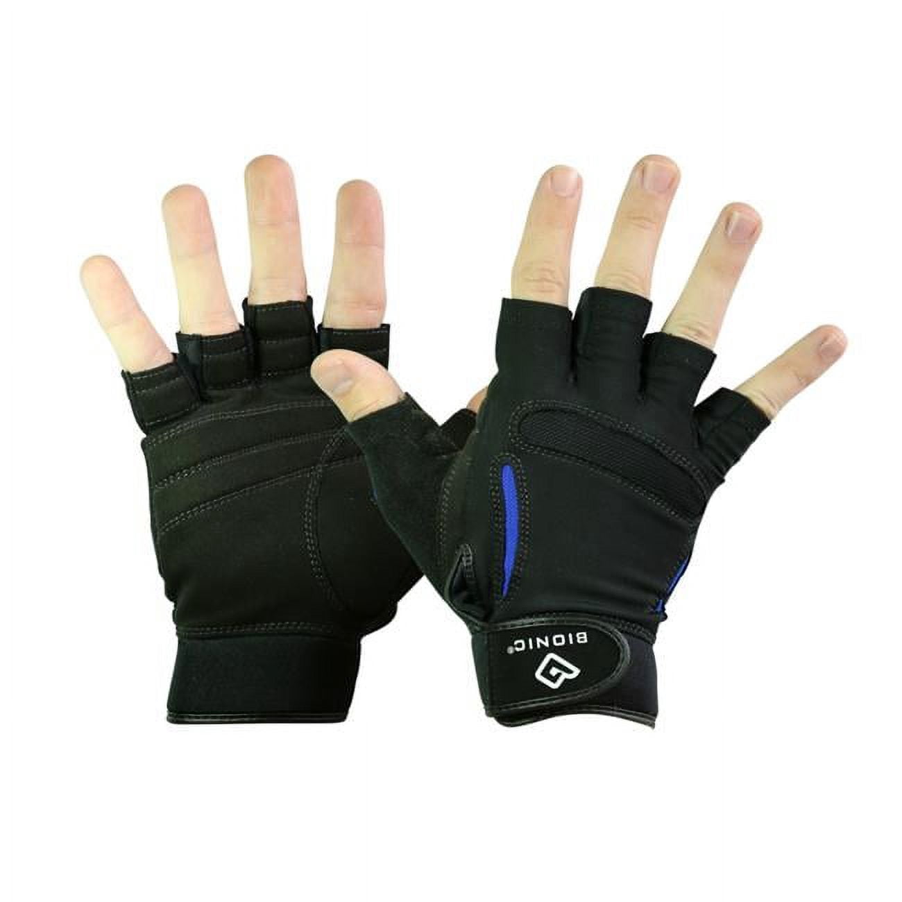 Bionic Glove Mens Beast Mode Fitness Fingerless - Black, Large ...