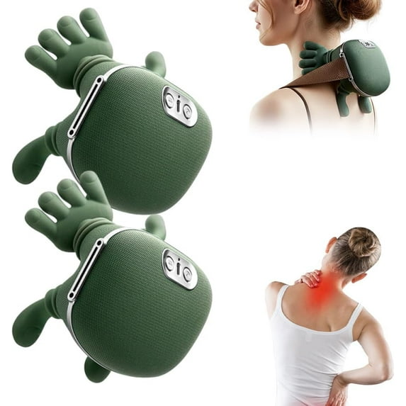 Bionic Hand Heating Neck & Shoulder Massager, Shiatsu Kneading Massage ...