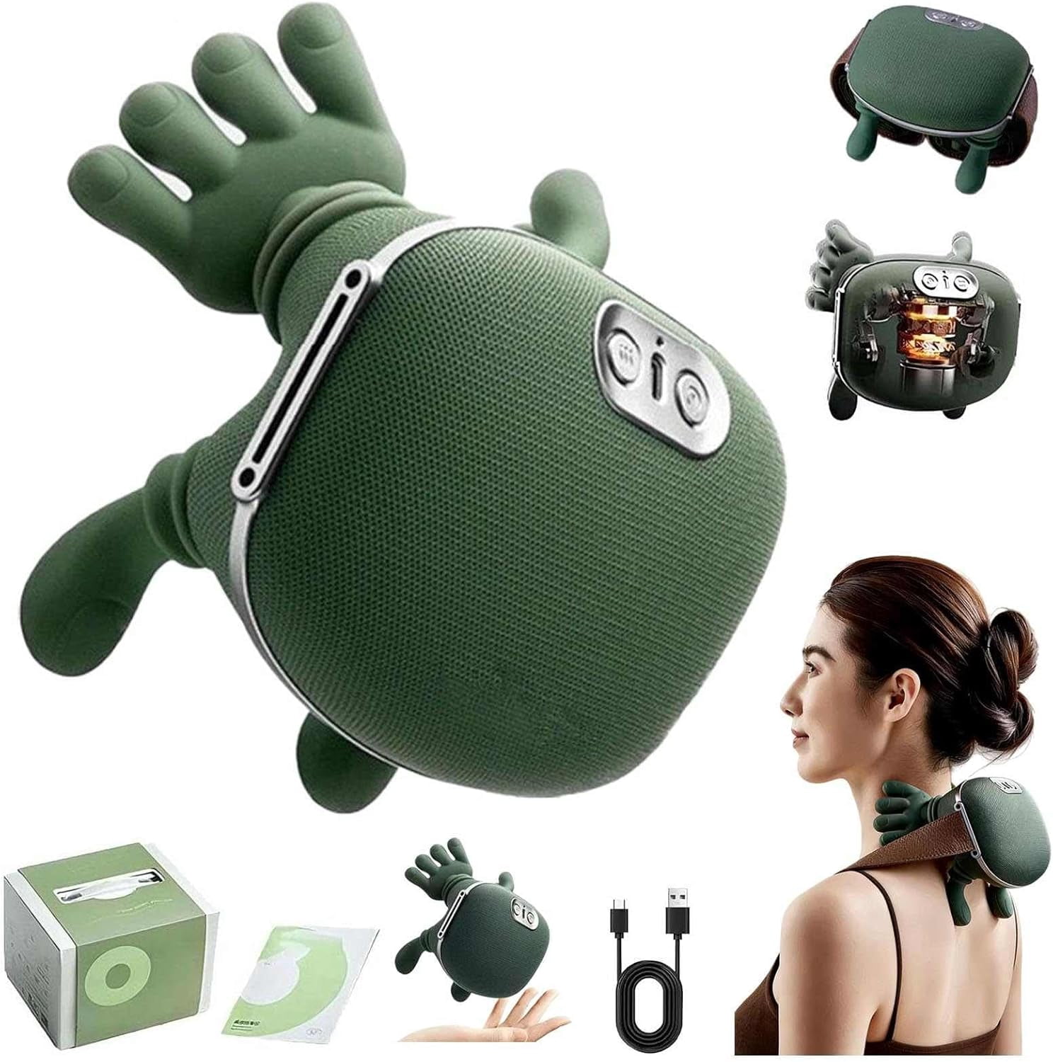 Bionic Heated Massager Master, Tissue Shiatsu Electric Massage for ...