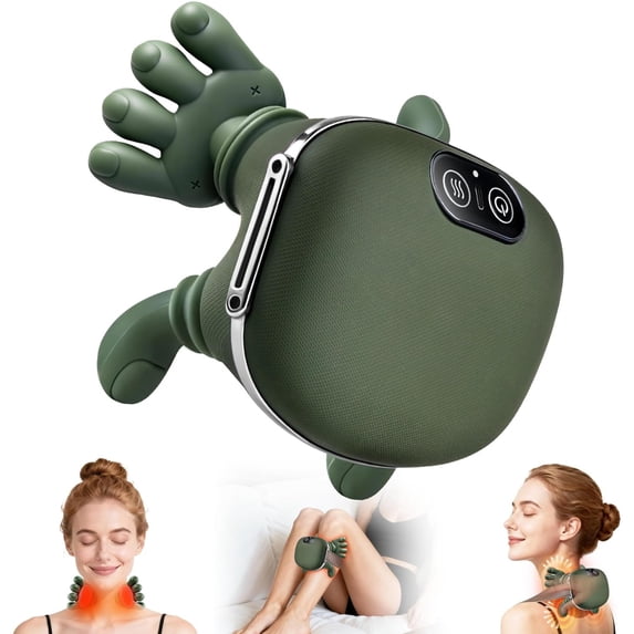 Bionic Heated Neck and Shoulder Massager - 4D Kneading Deep Tissue ...