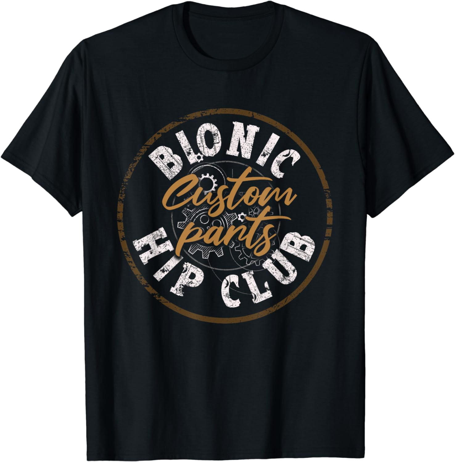 Bionic Hip Club - Hip Replacement Surgery - Funny Recovery T-Shirt ...