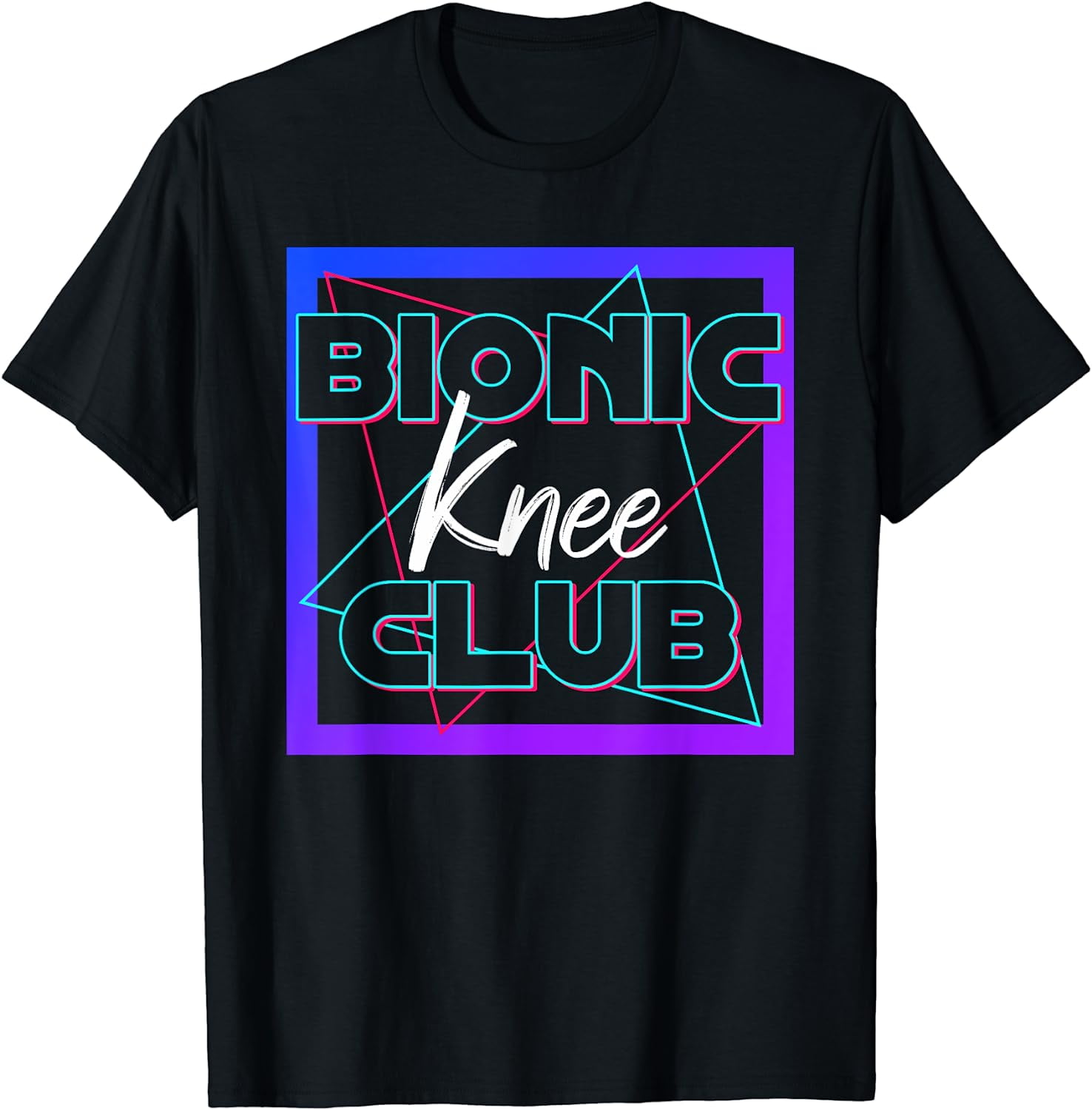Bionic Knee Club Replacement Surgery Arthroplasty Joint Gift T-Shirt ...