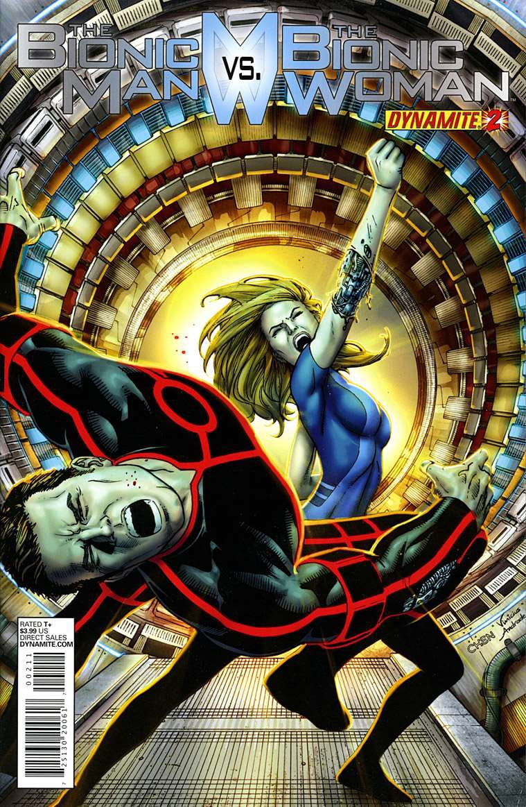Bionic Man Vs. The Bionic Woman, The #2A VF ; Dynamite Comic Book ...