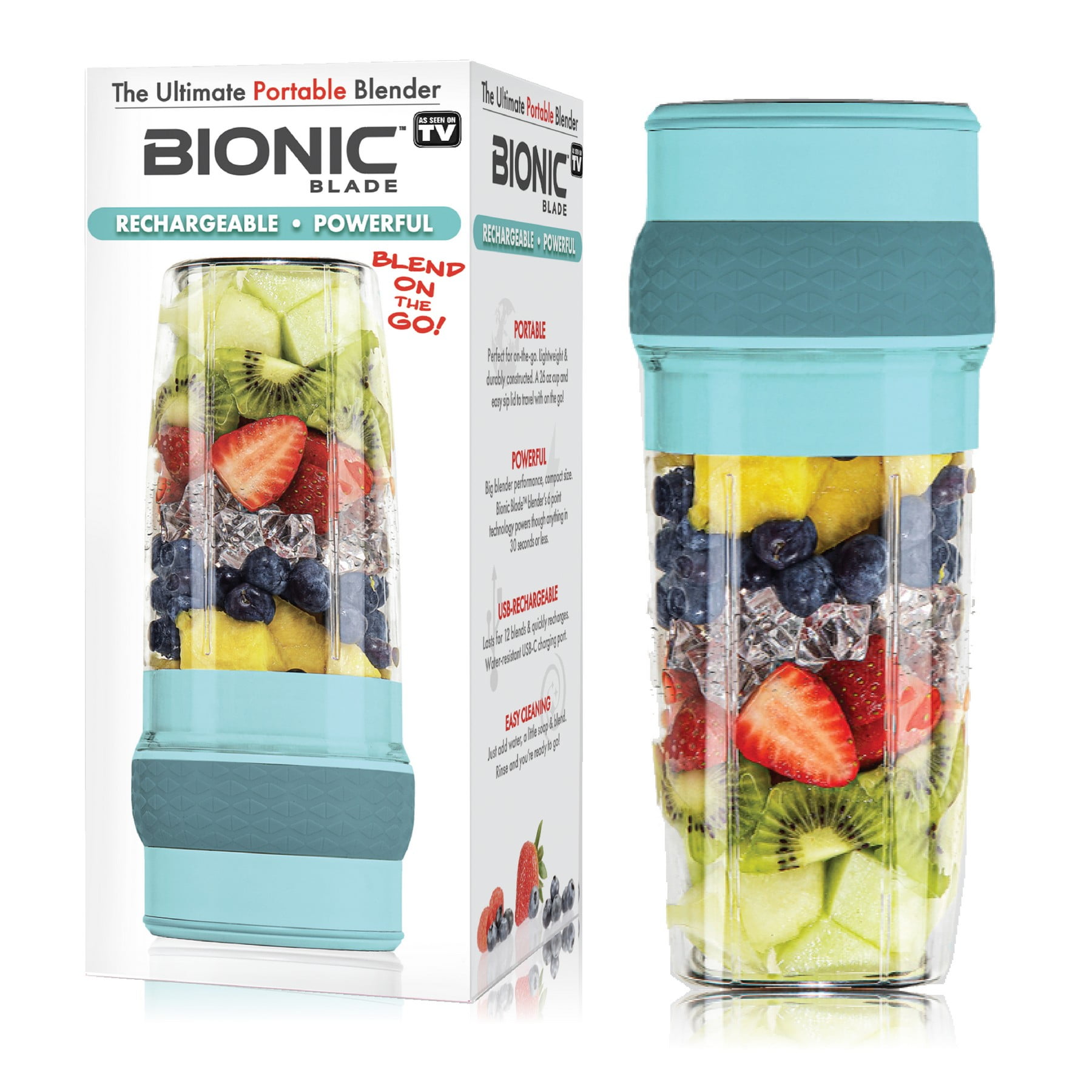 Bionic Smoothie Blender Personal Portable Rechargeable Blender Juicer ...