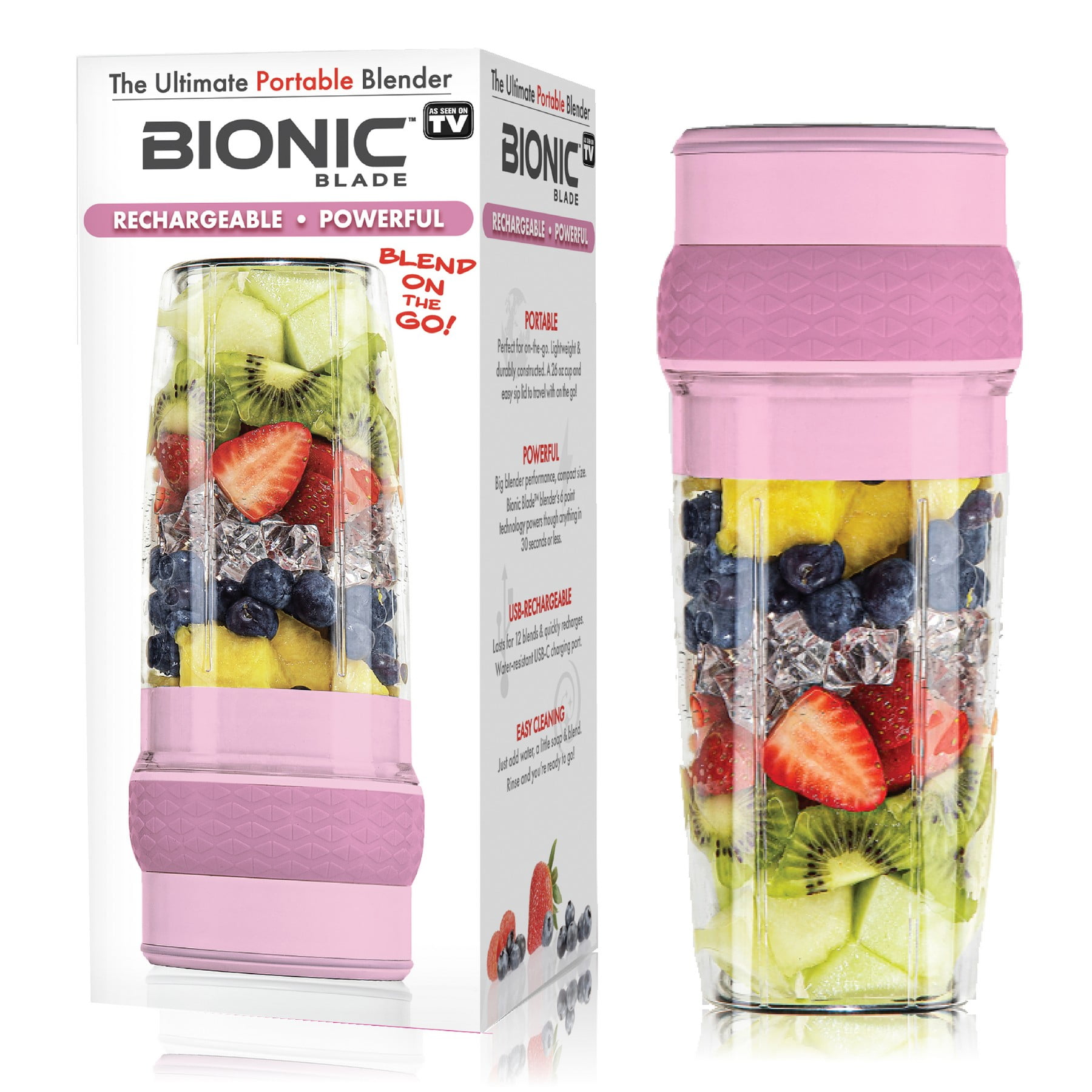 Bionic Smoothie Blender Personal Portable Rechargeable Blender Juicer ...