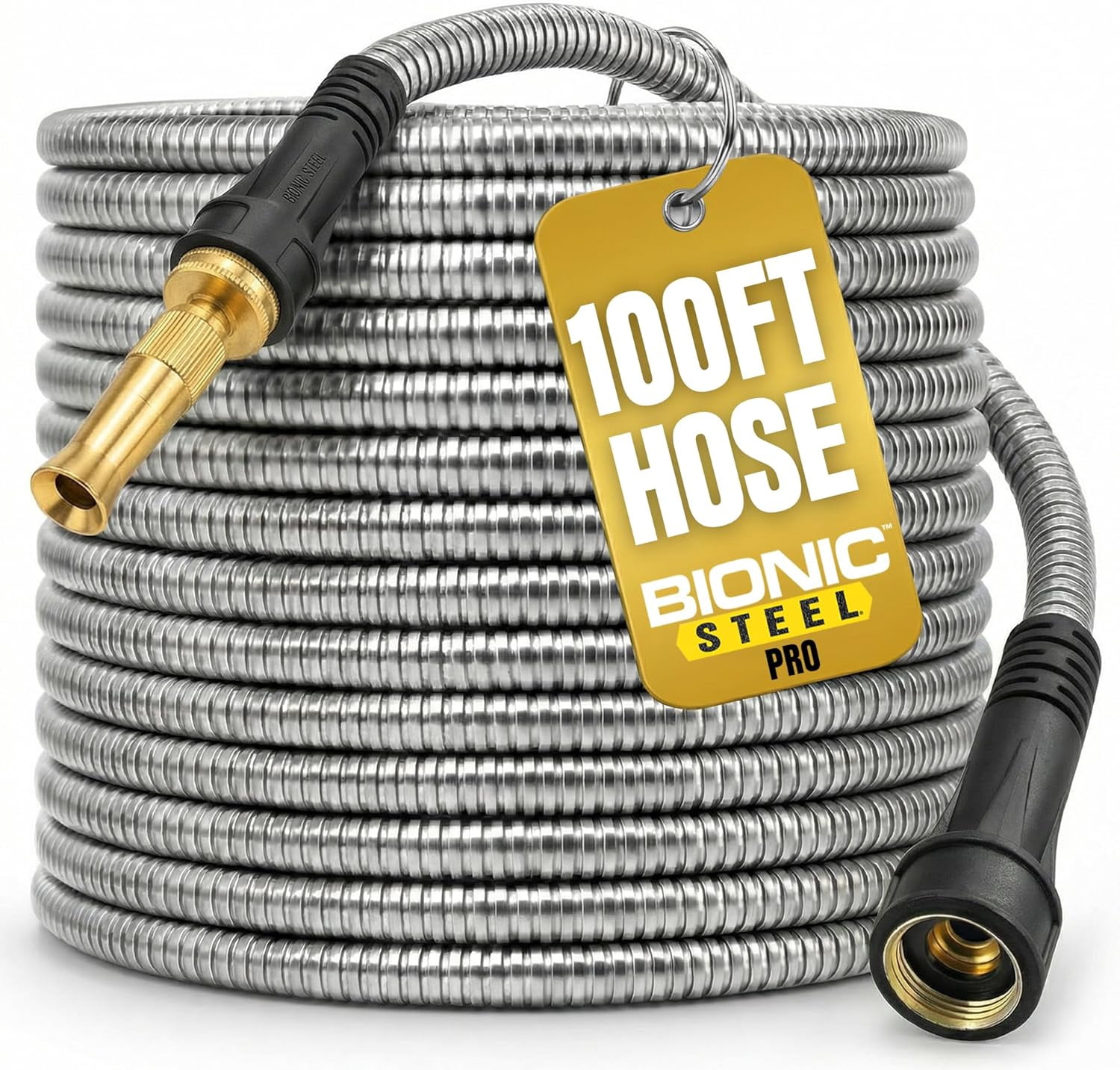 Durable Bionic Steel 100 ft Garden Hose for Warehouse Use - Walmart ...