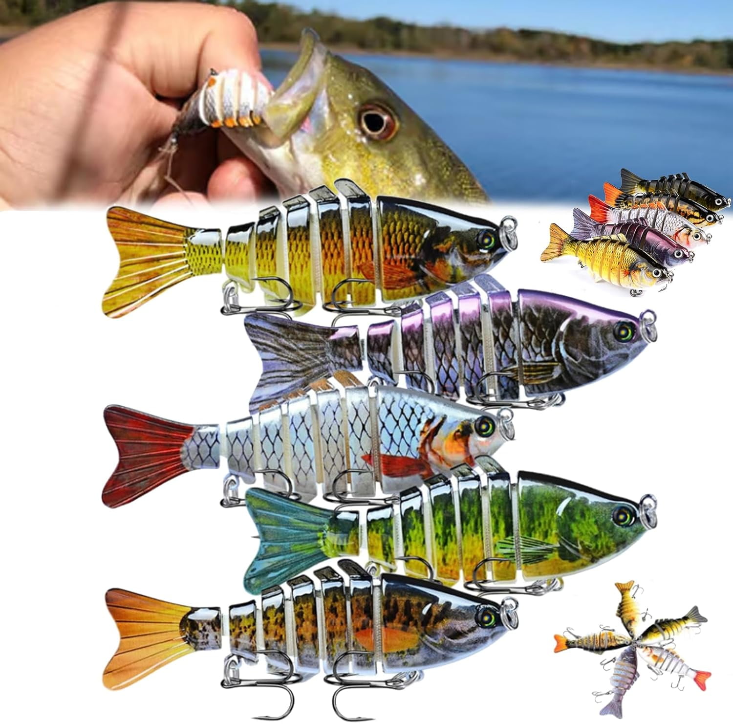 Bionic Swimming Bait, 2025 New Bionic Swimming Lure, Bionic Fishing ...