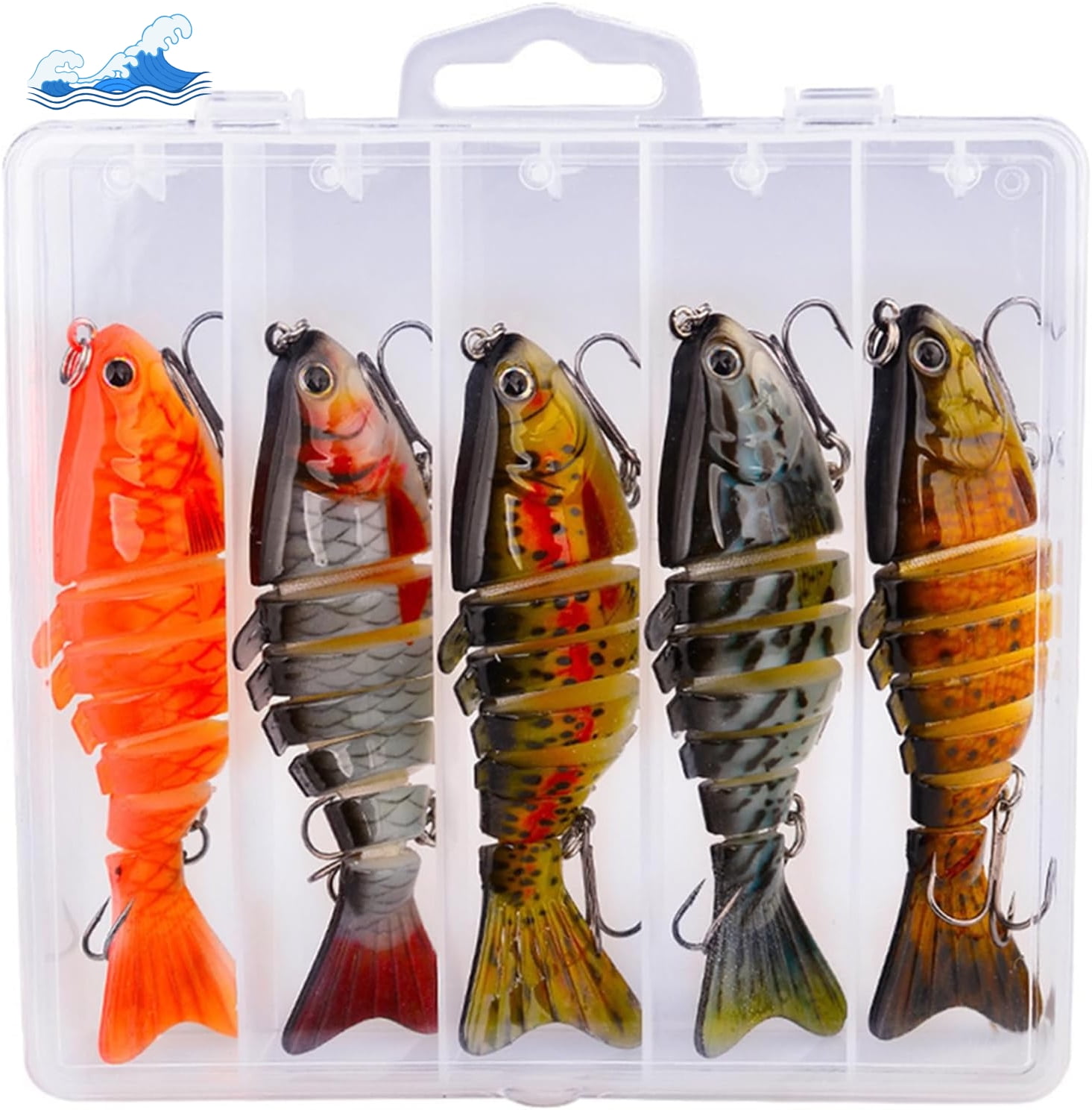 Bionic Swimming Bait, 3D Bionic Swimming Lure Swims Just Like a Real ...