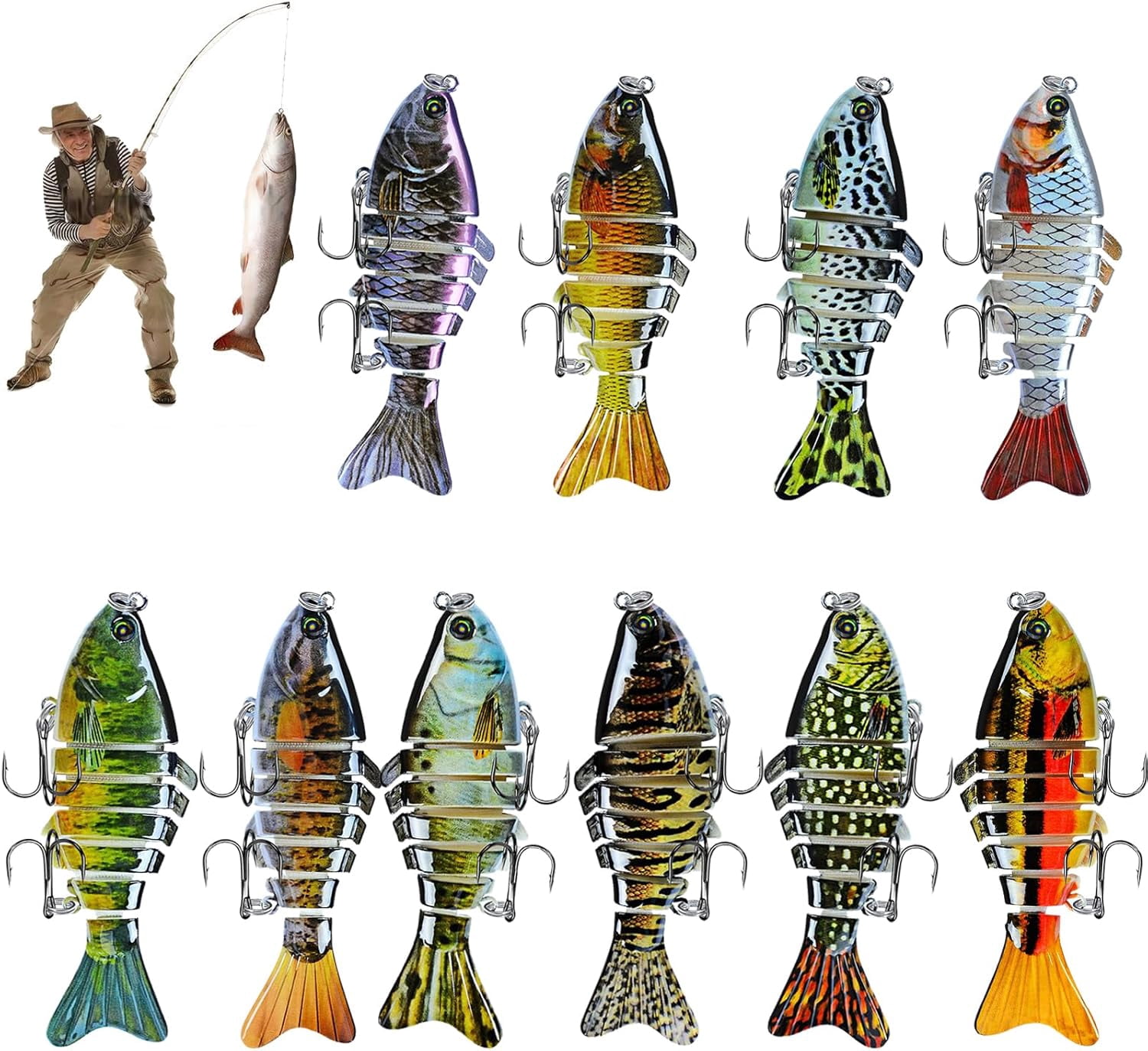Bionic Swimming Bait, Fishing Gear - Bionic Swimming Bait, 3D Bionic ...