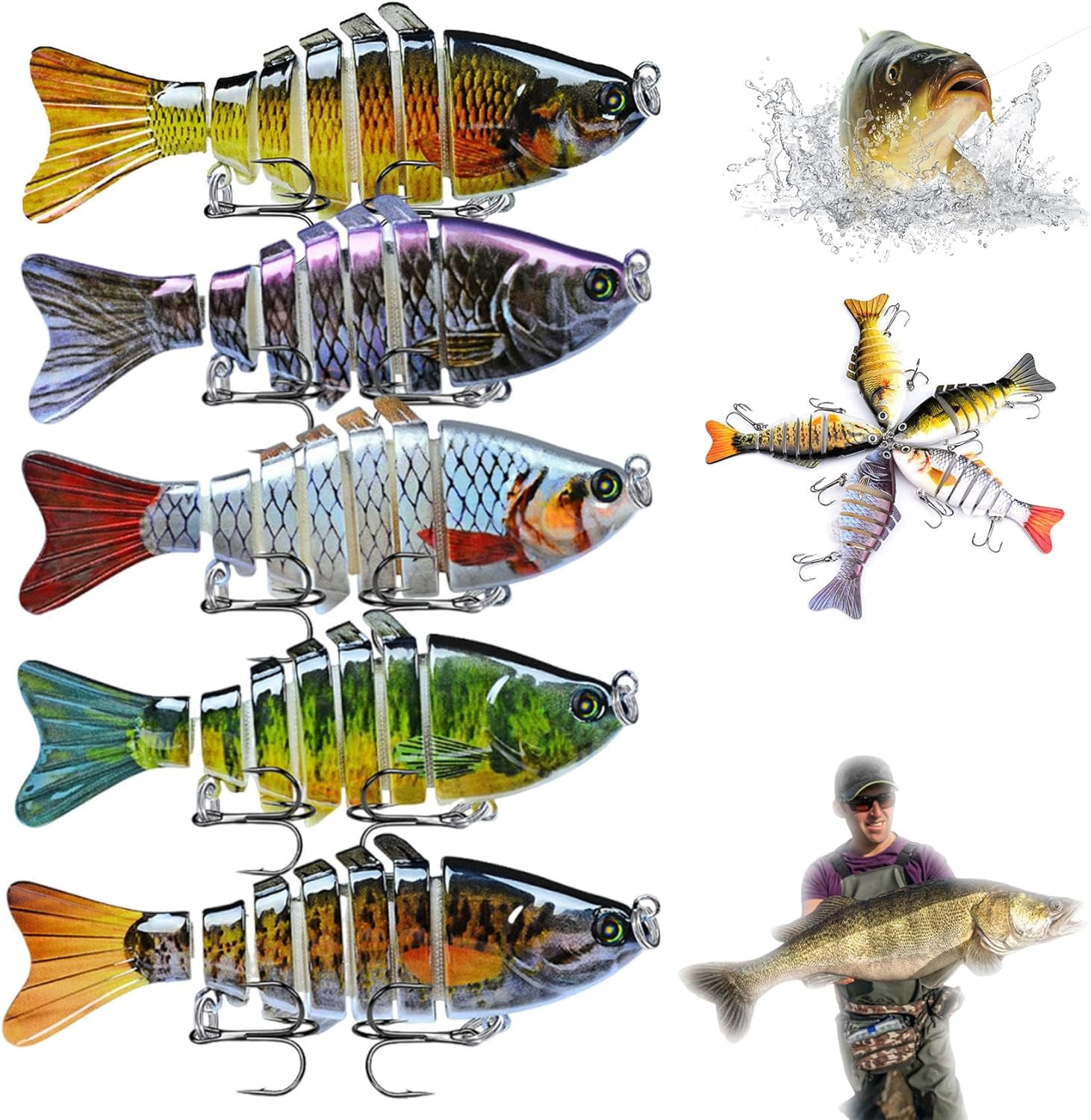 Bionic Swimming Lure, 2025 Fishing Gear, 3D Bionic Swimming Lure ...