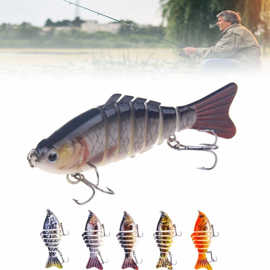Bionic Swimming Lure, 2025 New 3D Bionic Swimming Bait, Reusable ...