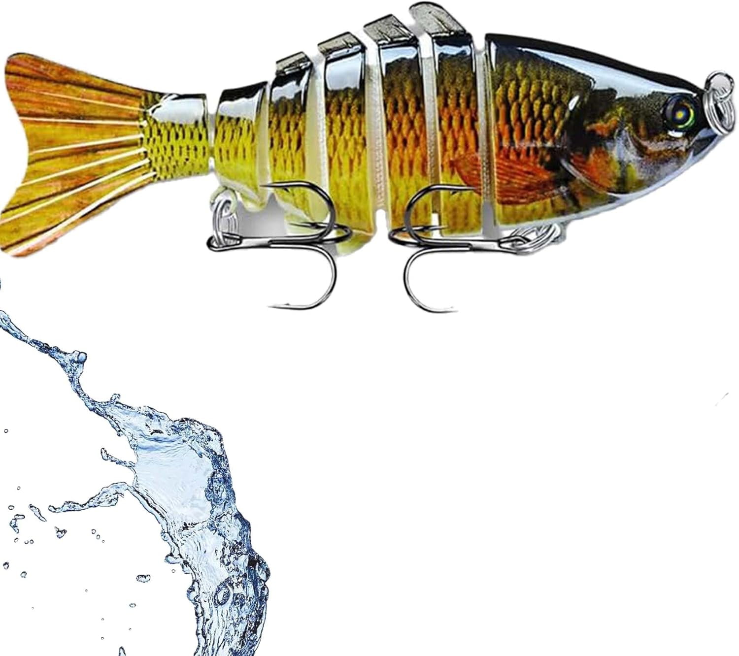 Bionic Swimming Lure, 3D Bionic Swimming Lure Swims Just Like a Real ...