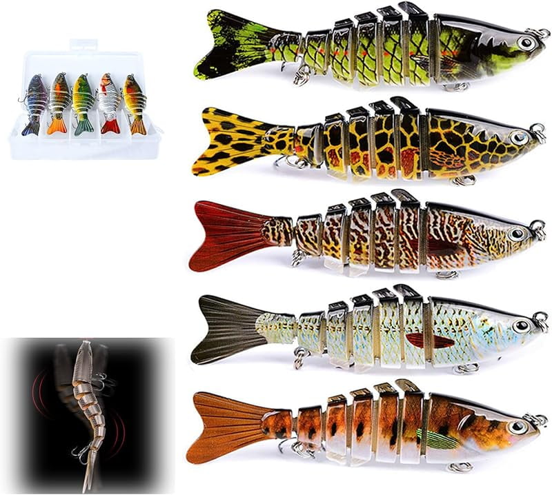 Bionic Swimming Lure, Bionic Swimming Bait, Fishing Gear 3D Lifelike ...