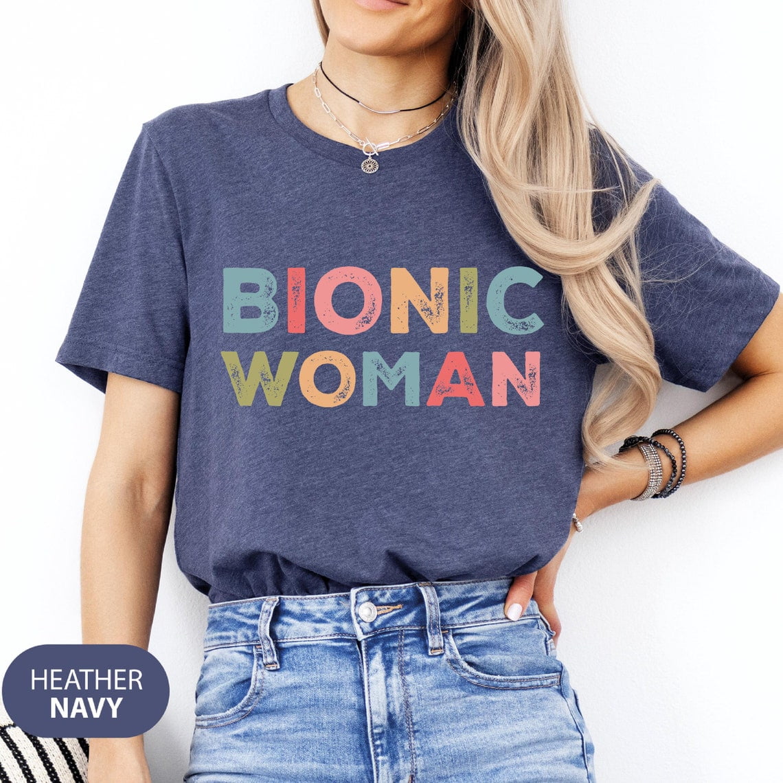 Bionic Woman Unisex T-shirt, Knee Replacement Surgery, Bionic Knee Club Tee, Knee Surgery Tee ...