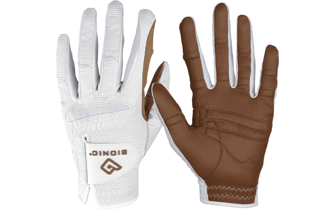 Bionic Women's Right Hand Relax Grip Golf Glove, Medium, Caramel ...