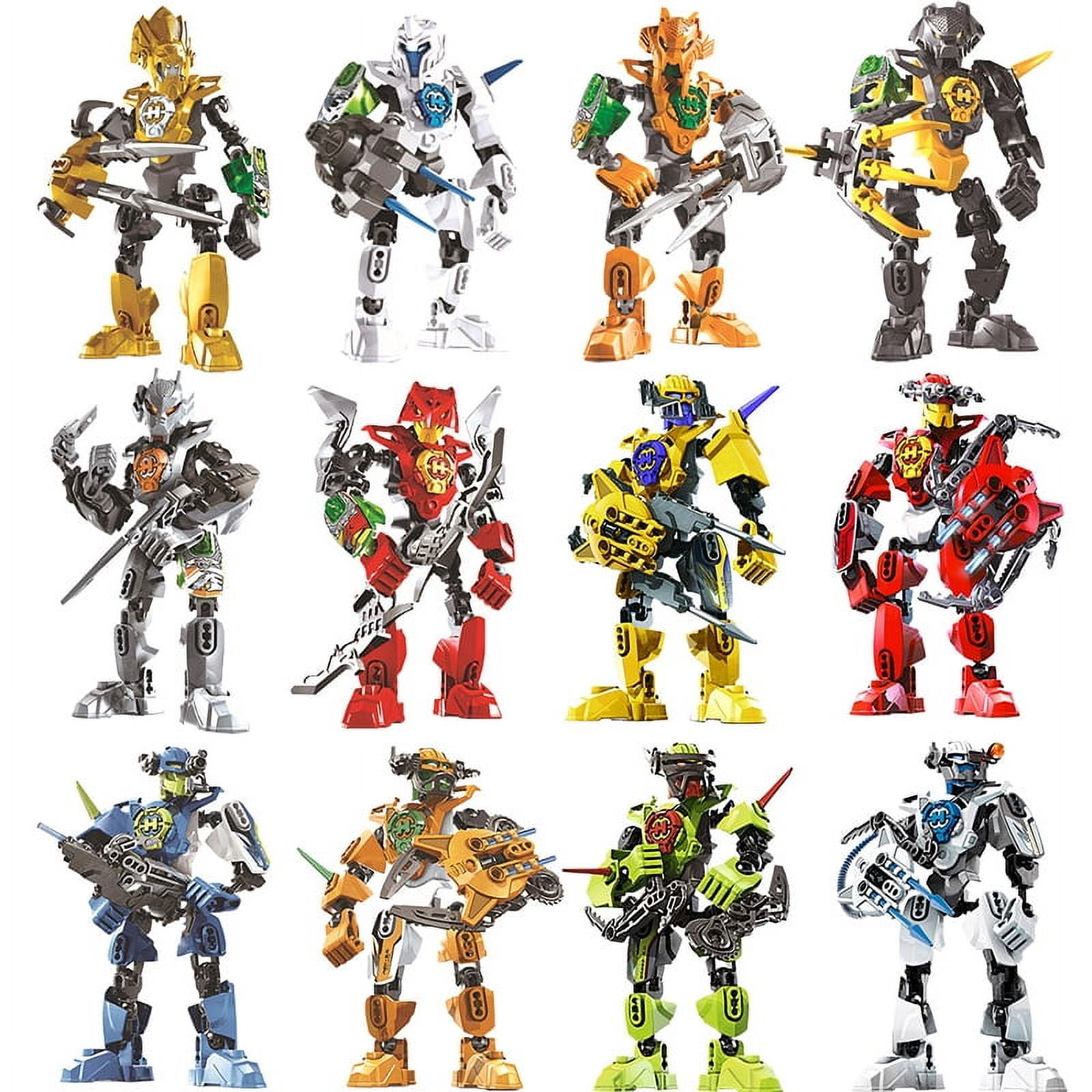 Bionicle Series Golden Mask Master Skull Warrior Building Blocks Hero ...