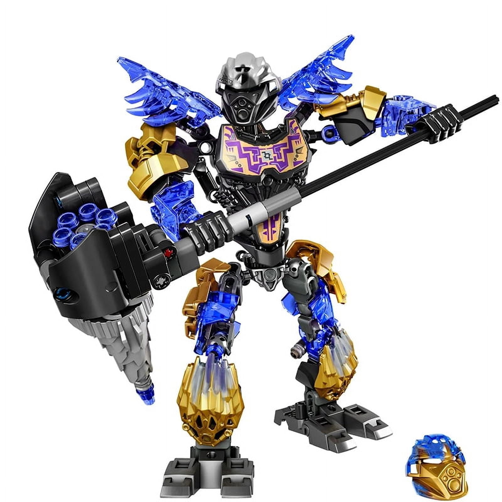 Bionicle Series Golden Mask Master Skull Warrior Building Blocks Hero ...