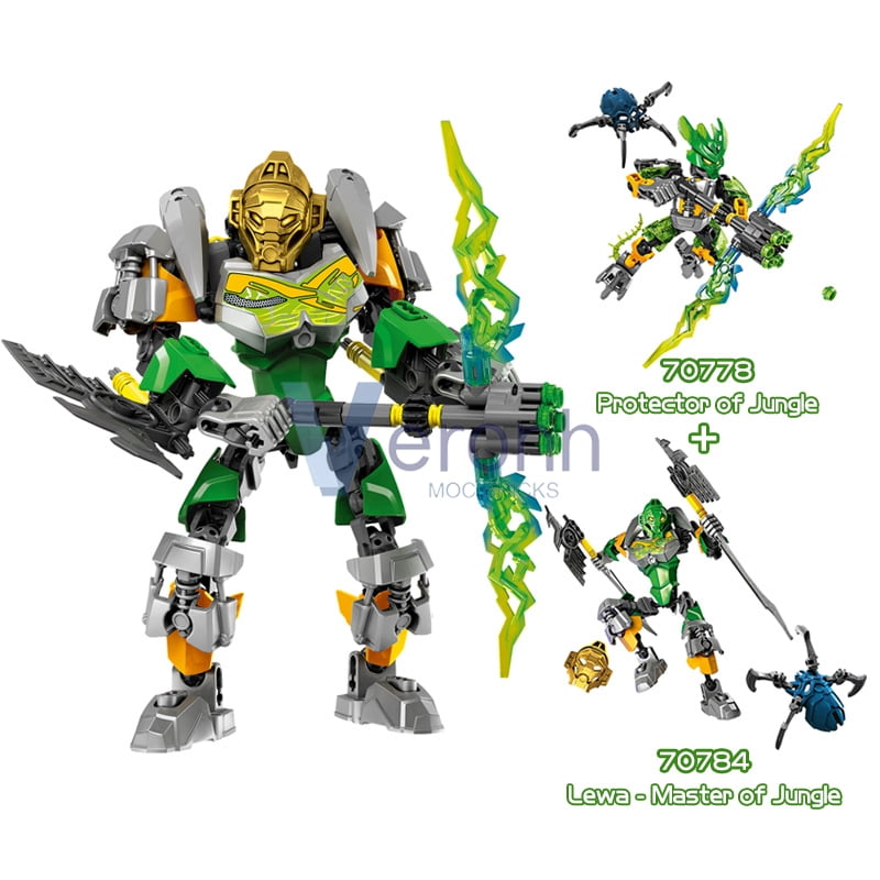 Bionicle Warriors Building Block Lewa Jungle Protector Gali Water ...