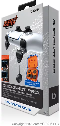 Bionik BNK-9059 PS5 QuickShot Pro - Custom Trigger Stops - Fast Shooter ...