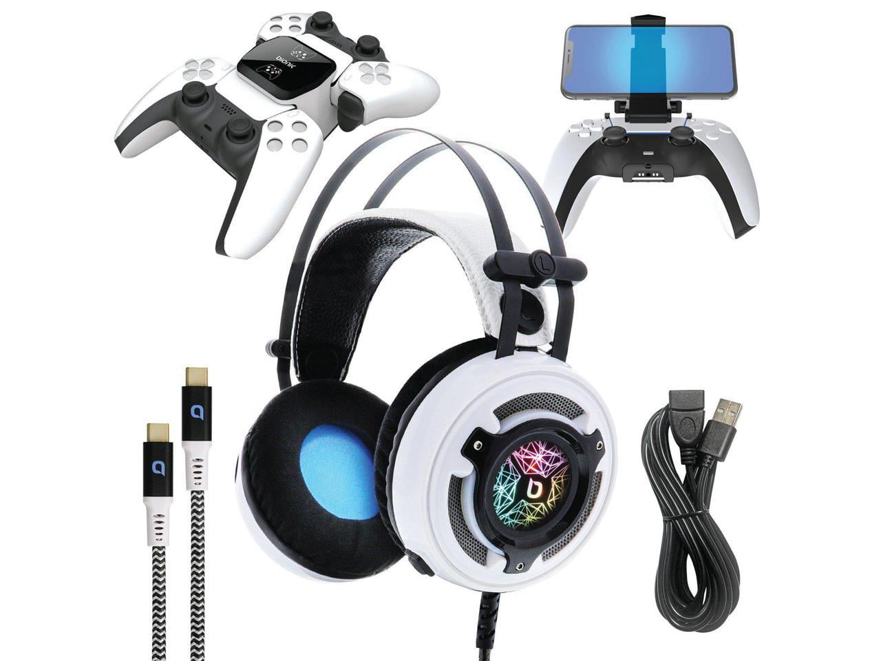 Bionik Pro Kit For PlayStation 5: Powerful 50mm Gaming Headset with RGB ...