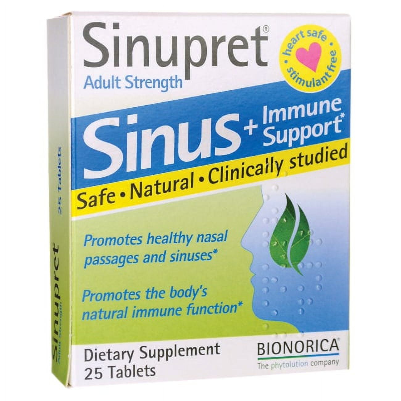 Bionorica Sinupret Adult Strength 25 Tabs - Walmart.com