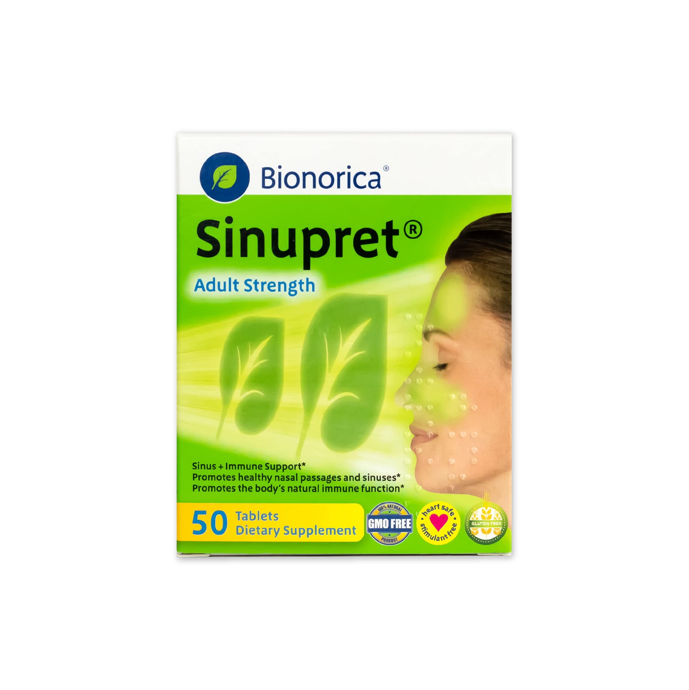 Bionorica Sinupret Adult Strength 50 Tabs - Natural Congestion Relief ...