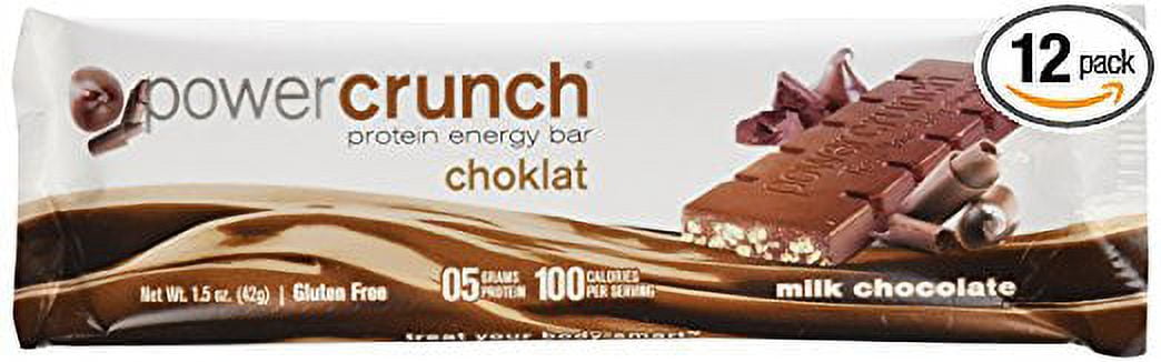 Bionutritional Research Group Power Crunch Chocolate Milk Chocolate Bar ...