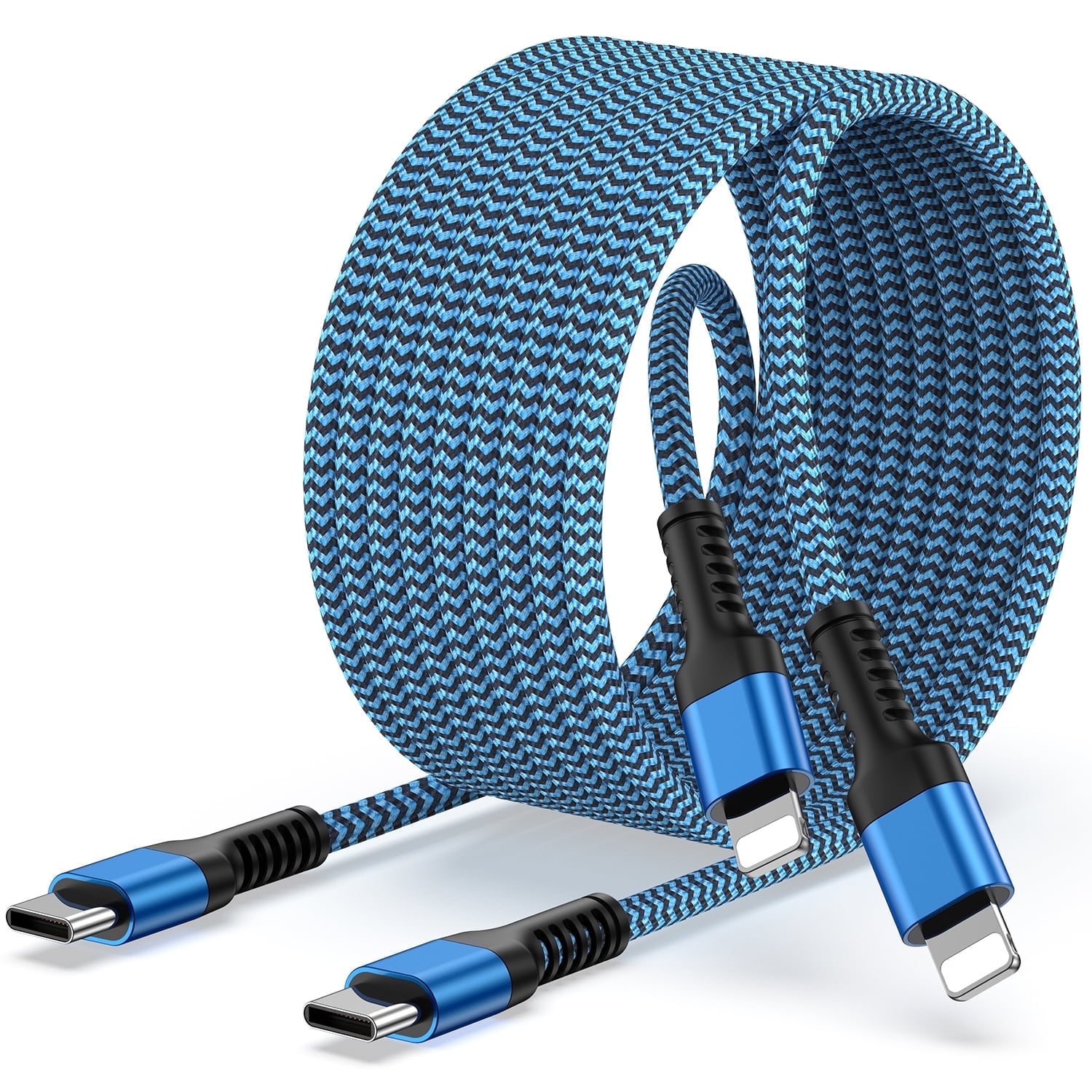 Bioonis 6FT USB C to Lighting Charging Cable, 2 Pack Fast Charging ...