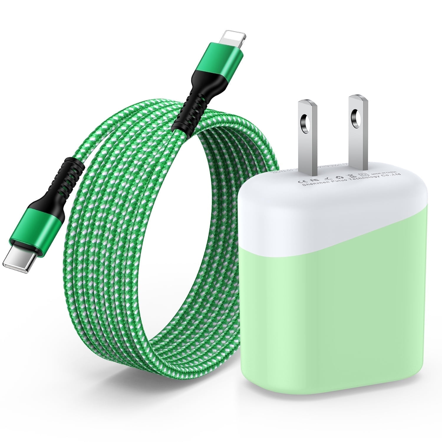 Bioonis USB C Block, 20W PD Type C Wall Charger with USB C Charging ...