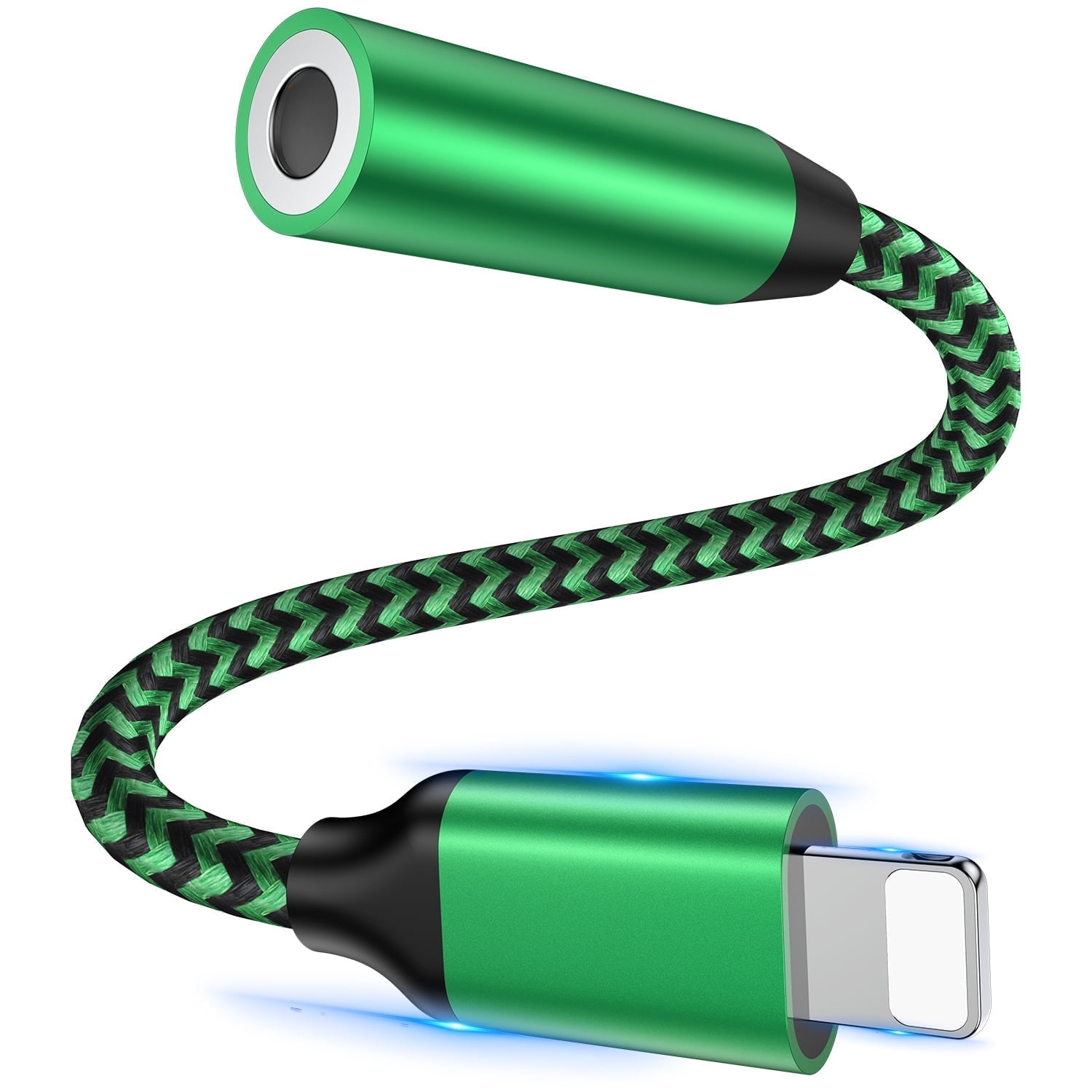 Bioonis Compatible for iPhone 3.5 mm Headphone Jack Adapter, 3.5mm Female Jack Dongle Aux Audio ...