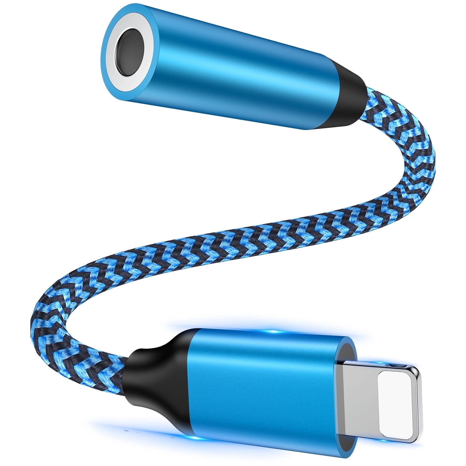 Bioonis Compatible for iPhone 3.5 mm Headphone Jack Adapter, 3.5mm Female Jack Dongle Aux Audio ...