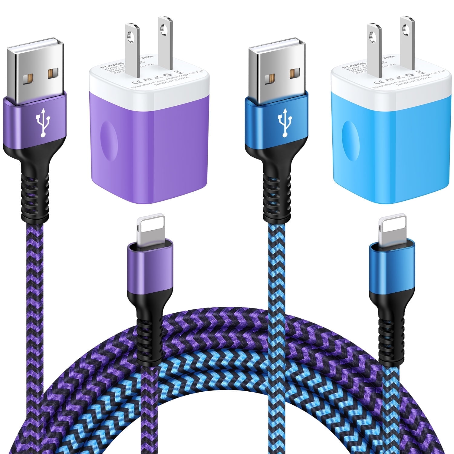 Compatible for iPhone Charger Block, 2 Pack USB Charging Block with ...