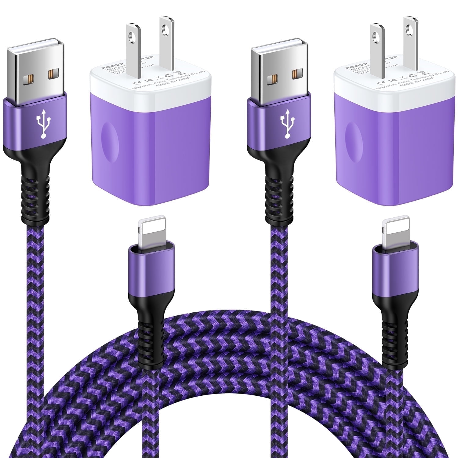 Compatible for iPhone Charger Block, 2 Pack USB Charging Block with ...