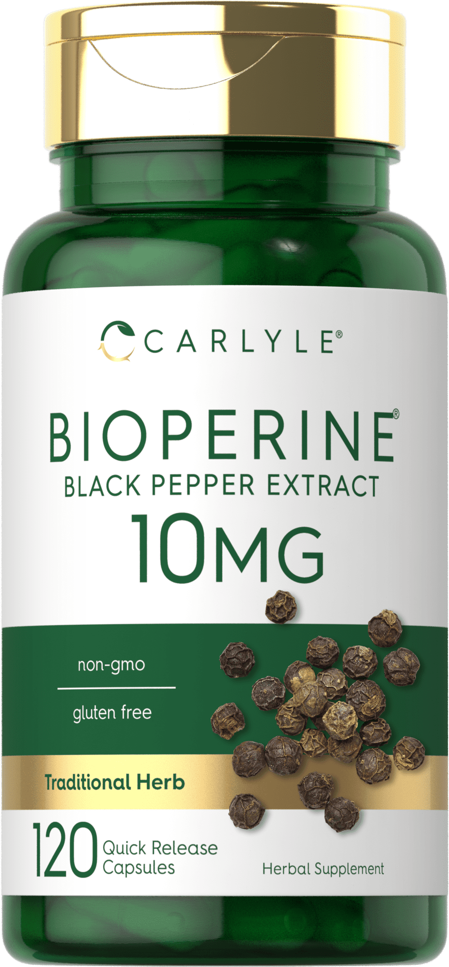 Bioperine 10mg 120 Capsules | Sourced from Black Pepper Extract | by ...