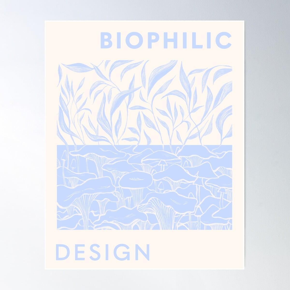 Biophilic Design Poster Wall Art, Modern Wall Decor For Living Room ...