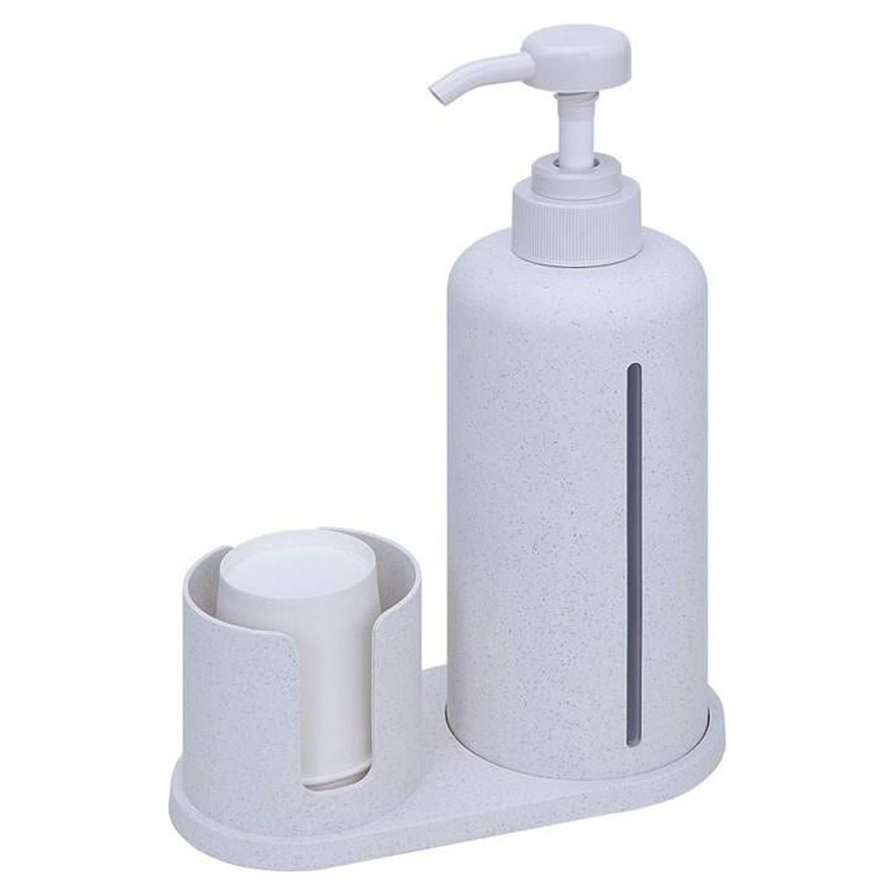Bioplastics Mouthwash Dispenser Set White - enHome - Walmart.com
