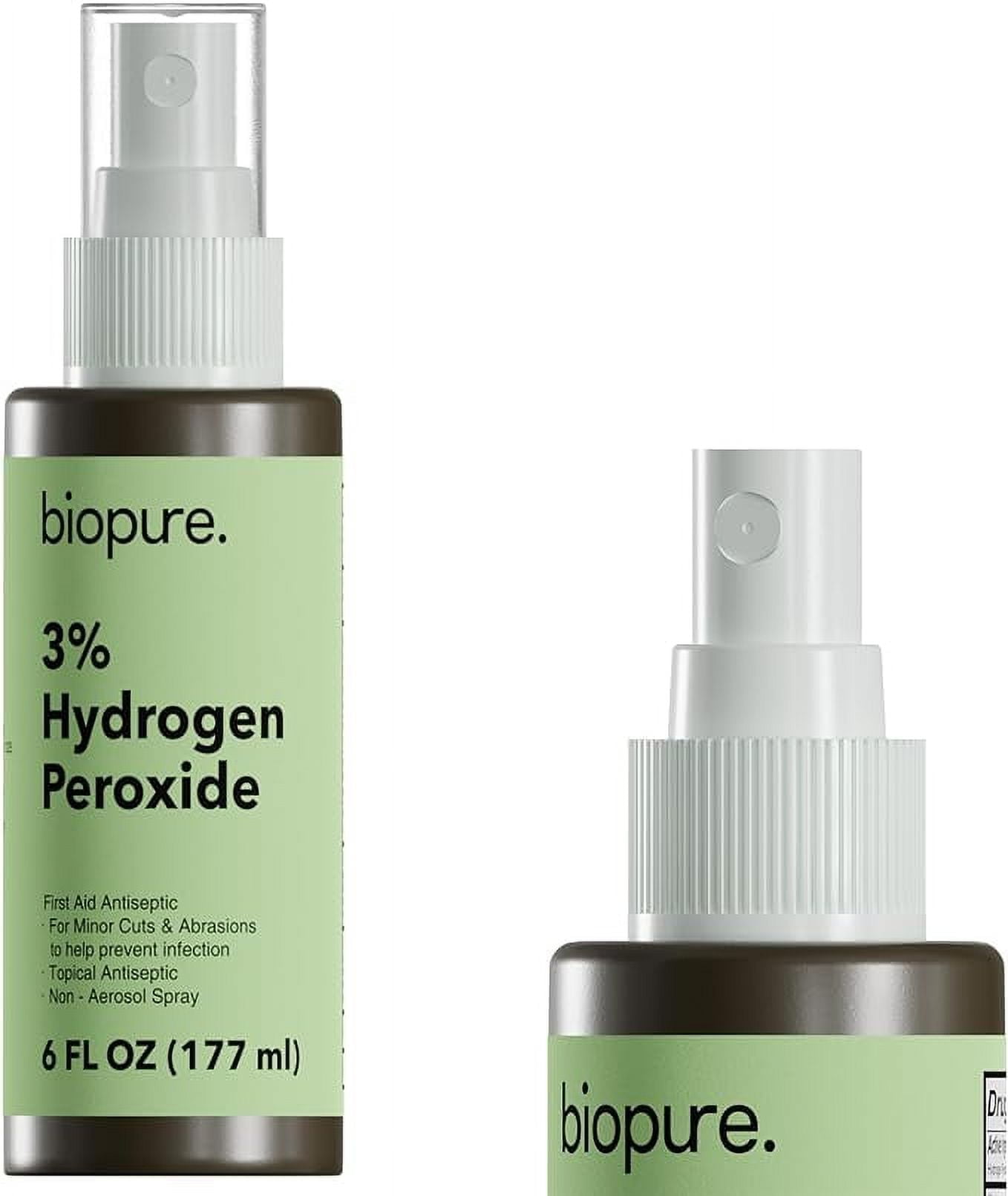 Biopure 6 Fl Oz 3% Hydrogen Peroxide Spray – Antiseptic, Topical ...