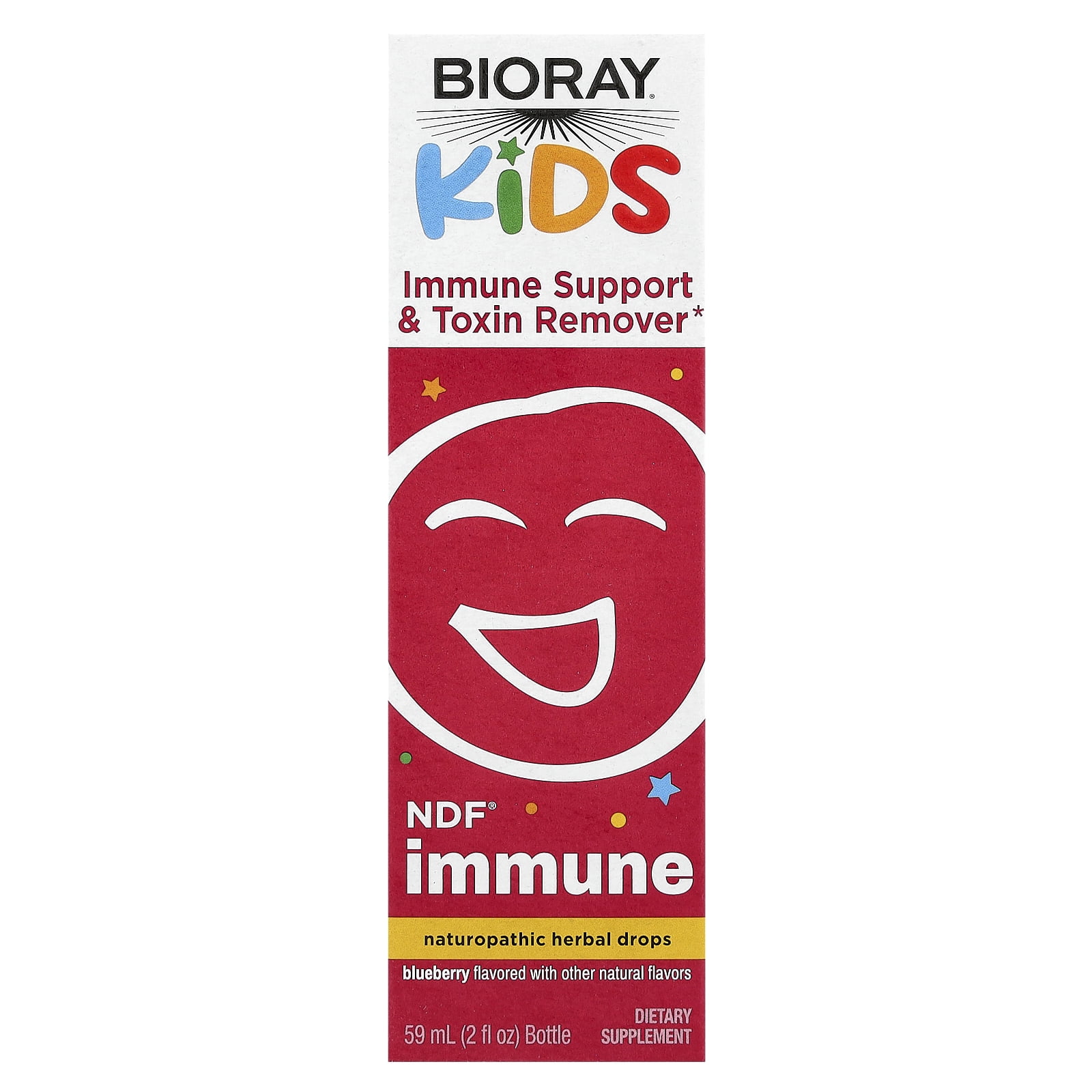 Bioray Kids Naturopathic Probiotic Drops, Blueberry Flavor, Immune ...