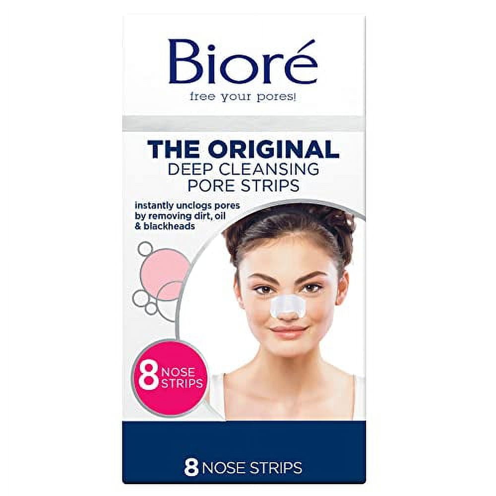 Biore Original Deep Cleansing Pore Strips Nose Strips For Blackhead