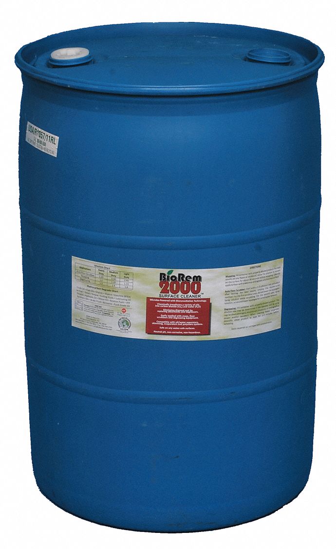 Biorem-2000 Cleaner/Degreaser,Bland,55 gal,Drum 8008-055 - Walmart.com