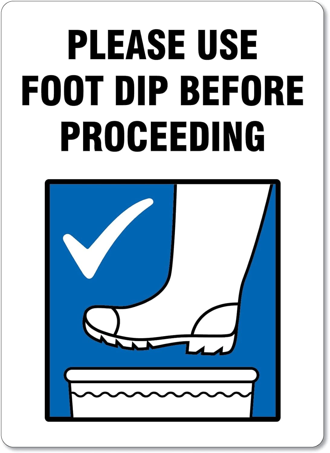 Biosecurity Sign – Please Use Foot Dip Farming Signs Biosecurity Signs ...