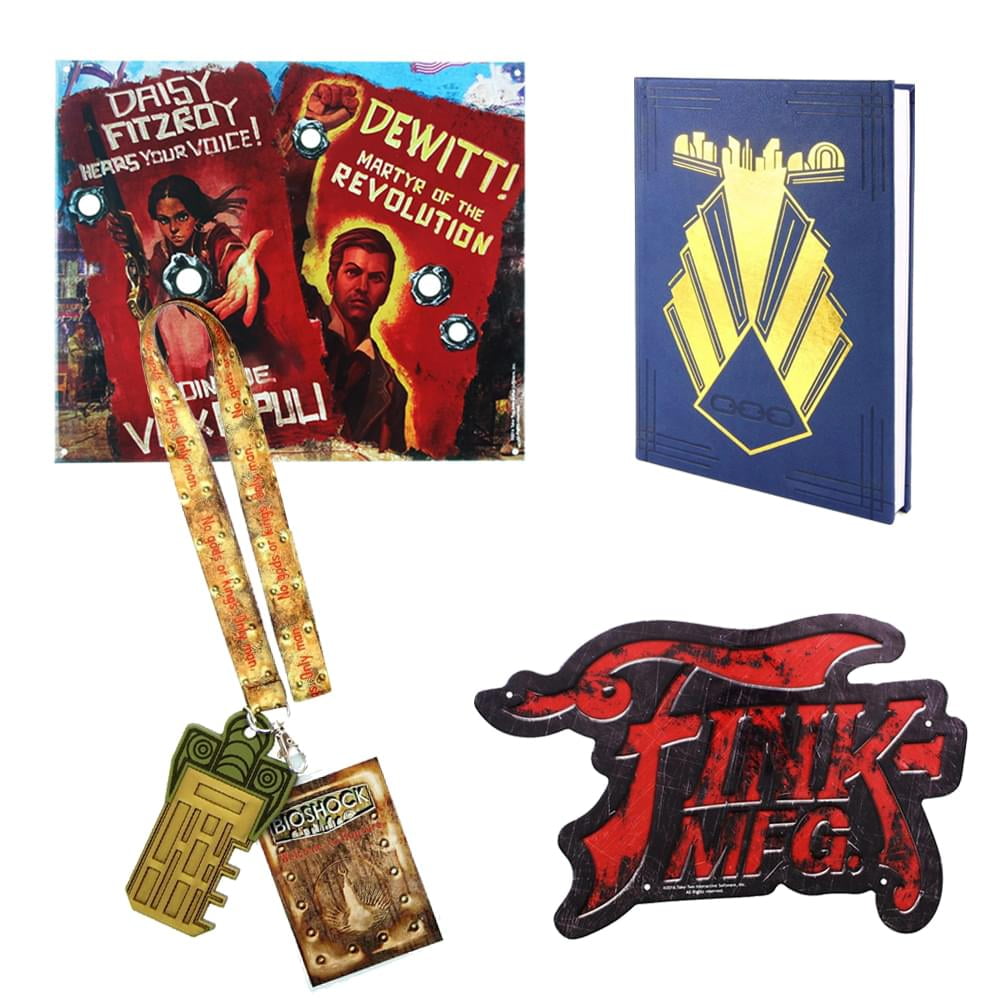 Bioshock Rapture Gift Set: Andrew Ryan Lanyard & Rapture Hardcover ...