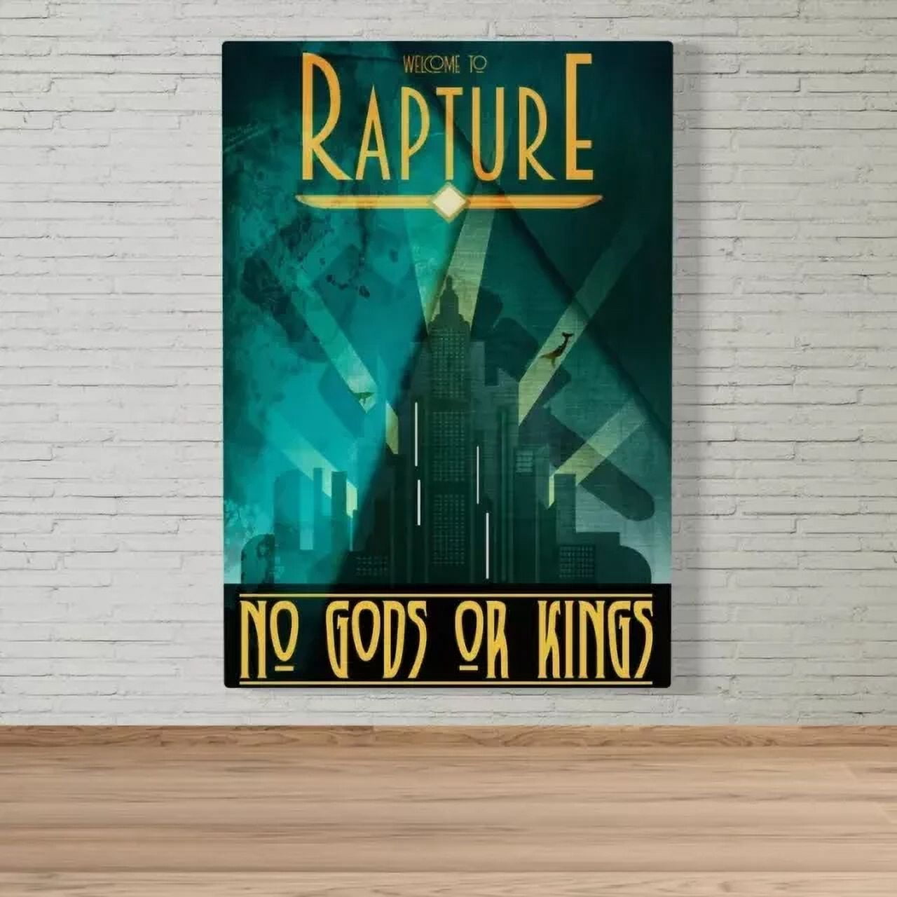 Bioshock Wall Art Home Decor Vintage Art Print Cute Birthday Gift Wall ...