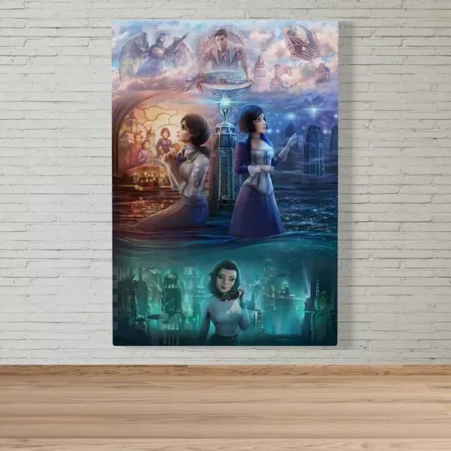 Bioshock Wall Art NO FRAMED POSTER, Home Decor, Vintage Art Print ...