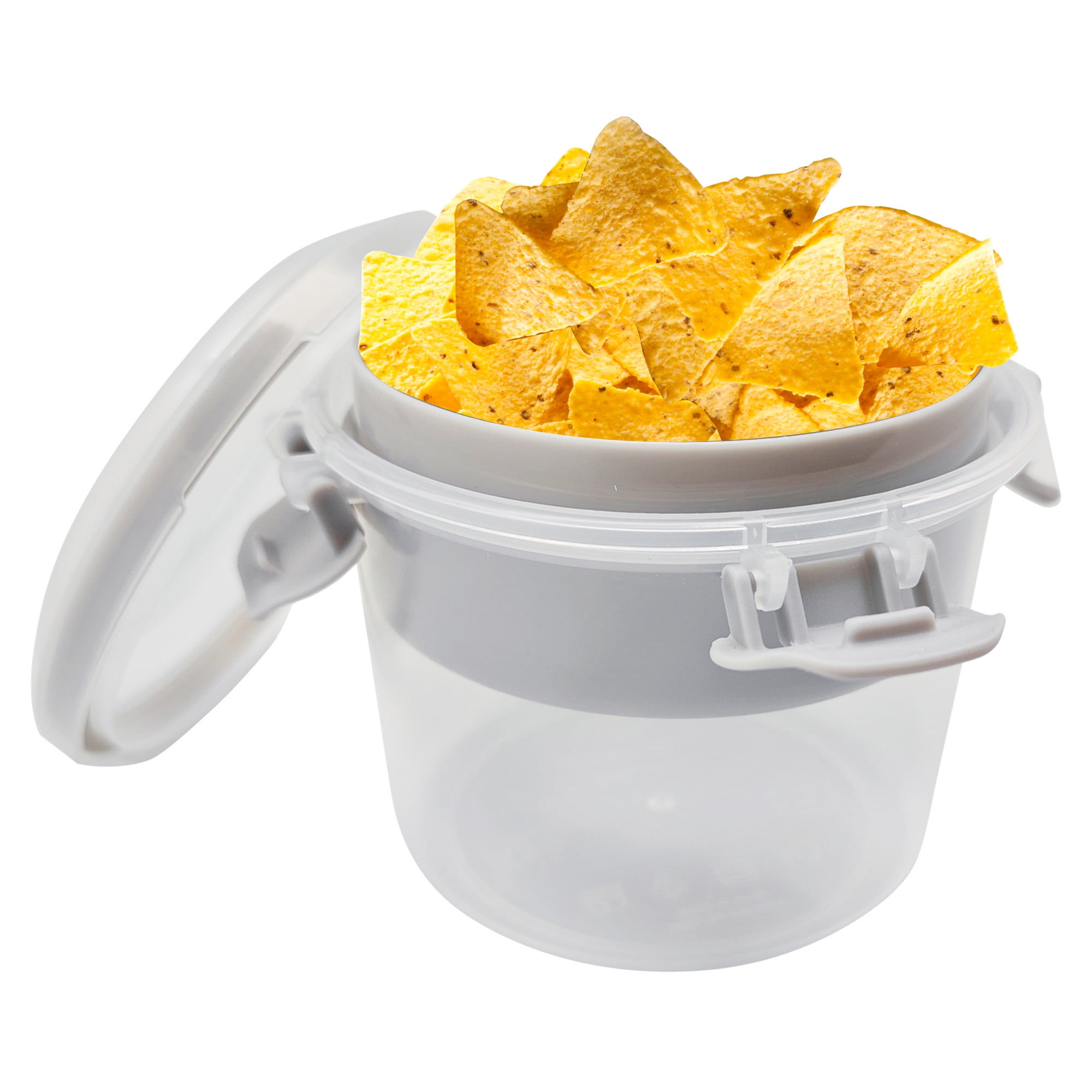 Biosmart Round 2 Layer Container, 17 oz: For Snacks, Yogurt, and ...